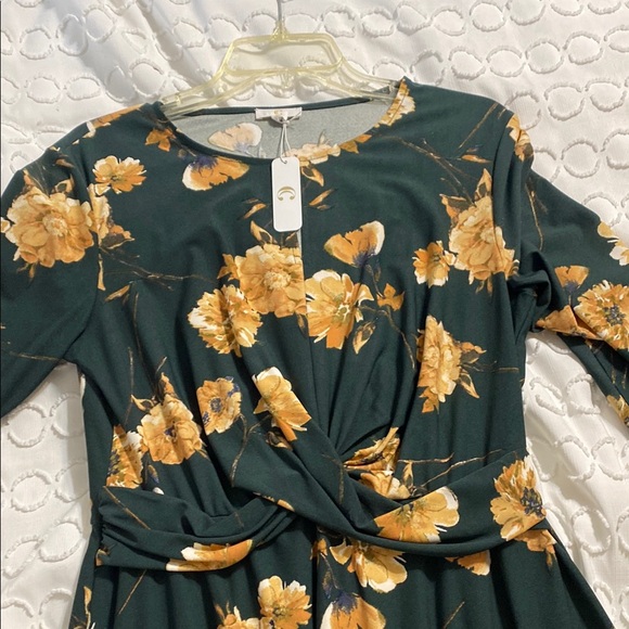 Charming Charlie | Dresses | Charming Charlie Yellow And Green Fit And ...